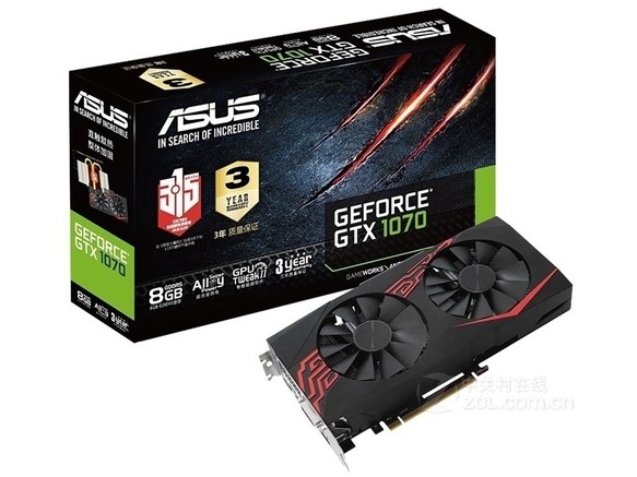 【华硕GTX 1070-O8G-GAMING】报价_参数_图片_论坛_ASUS GTX 1070-O8G-GAMING华硕显卡报价-ZOL中关村在线
