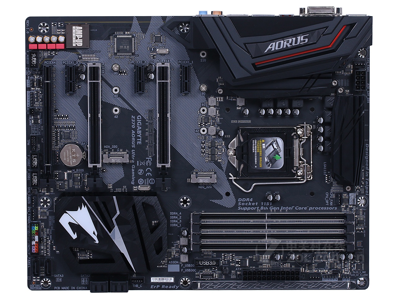 【原始大图】技嘉Z370 AORUS Ultra Gaming整体外观图图片欣赏-ZOL中关村在线