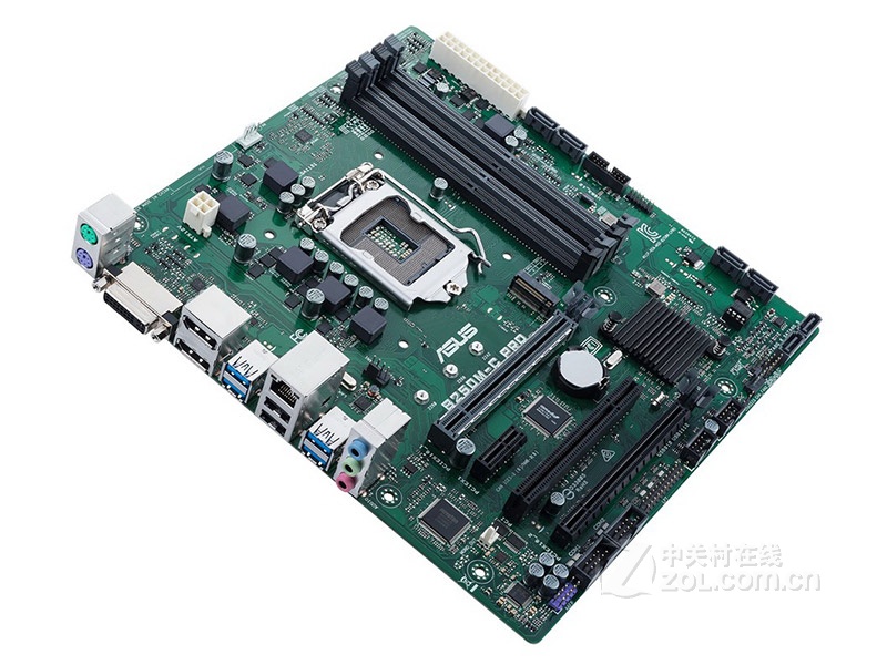 【高清图】华硕(asus)PRIME B250M-C PRO/CSM整体外观图 图4-ZOL中关村在线