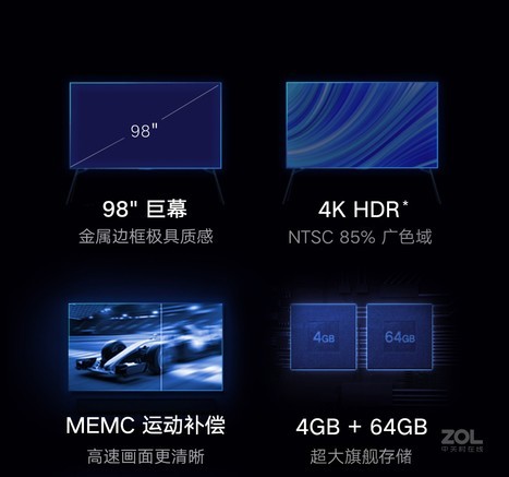 【Redmi 智能电视 MAX 98英寸】报价_参数_图片_论坛_Redmi Redmi 98英寸巨幕,Redmi L98M6-RK红米电视 ...