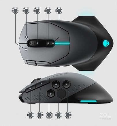 【Alienware AW510M游戏鼠标】报价_参数_图片_论坛_Alienware Alienware AW510M游戏鼠标外星人人体工程 ...