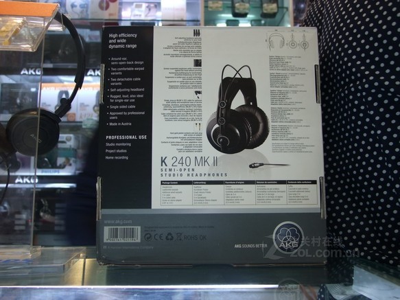 【AKG K240 MKII】报价_参数_图片_论坛_AKG K240 MKII耳机报价-ZOL中关村在线