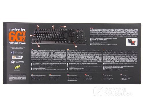 手感更给力 赛睿6Gv2红轴版键盘首测（全文）_SteelSeries 6Gv2有线键盘_键鼠评测-中关村在线